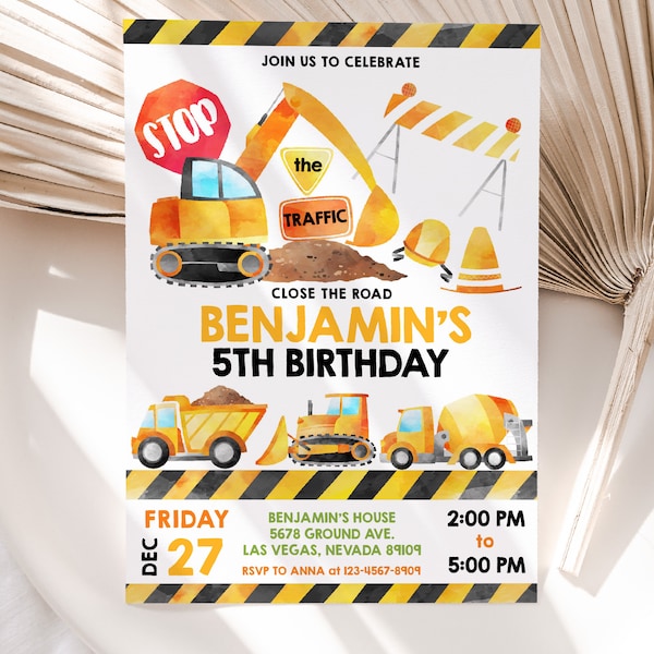 Digger Invite - Etsy