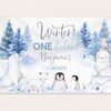 Winter Wonderland Baby Shower Games Set Boy Polar Bear Arctic Animals ...