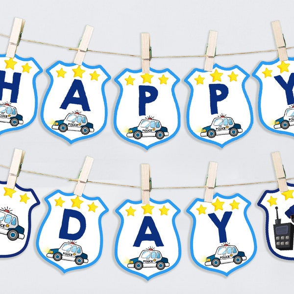 Police Birthday - Etsy