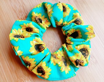 Sunflower Scrunchies - Etsy