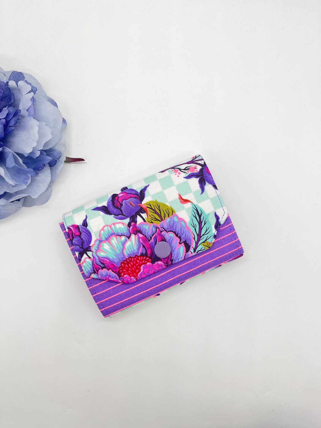 TULA Pink Untamed Floral Wallet | Credit Card Holder| Multi Layer ...