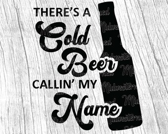 Beer Calling Svg - Etsy UK