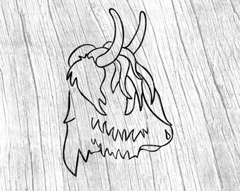 Fluffy Cow Svg - Etsy