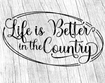 Country Life Svg | Etsy