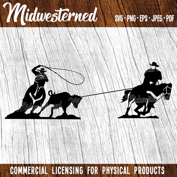 Breakaway Roping Silhouette