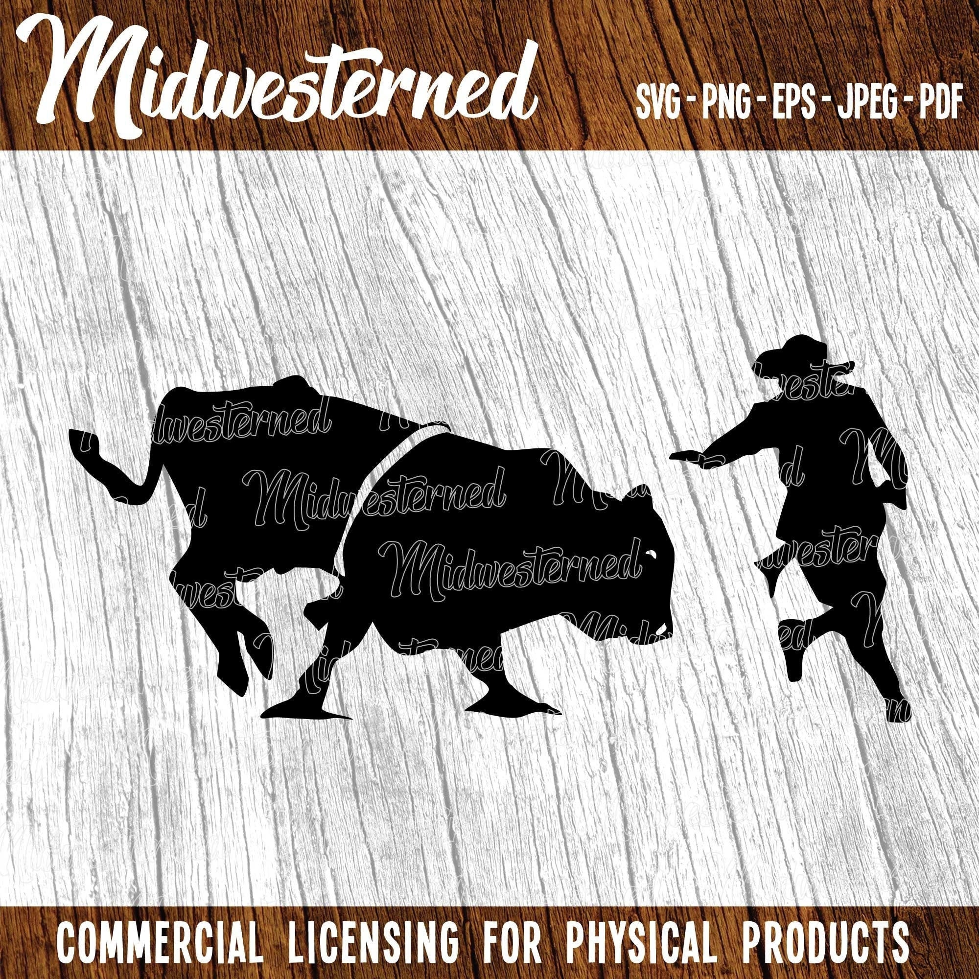 Bull Fighter Silhouette