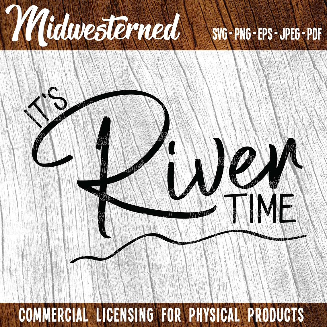 River Time SVG - Etsy