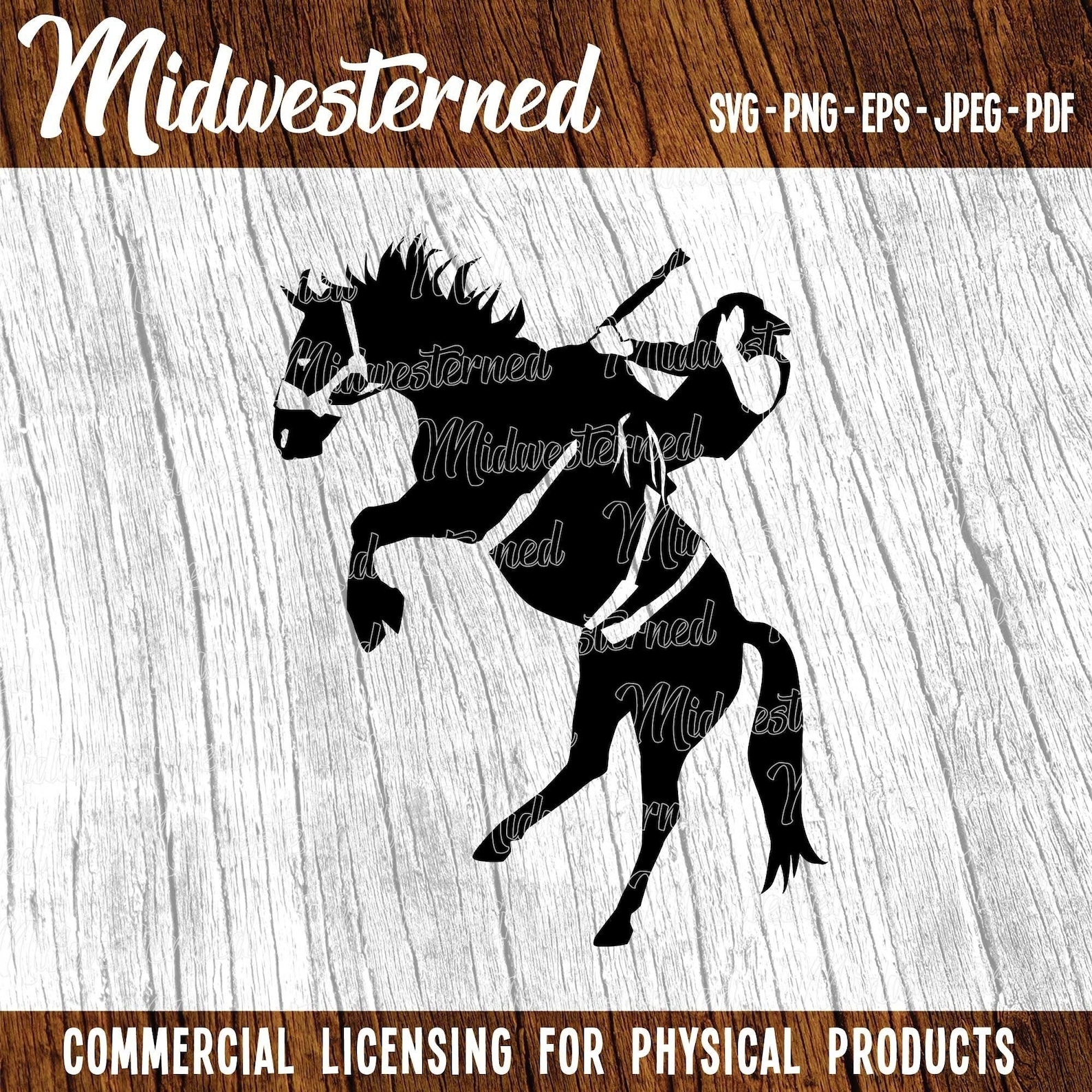 Bronc Rider Svg Bucking Bronco Svg Bucking Horse Svg Cowboy Horse ...