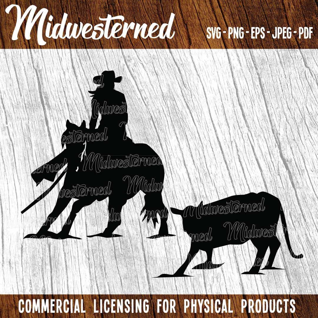 Lady Cutter Svg Cutting Horse Svg Horse Svg - Etsy Australia