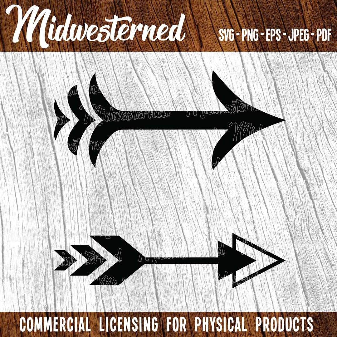 Arrows SVG - Black Arrows Svg - Western Artwork - Scrapbooking Art - Etsy