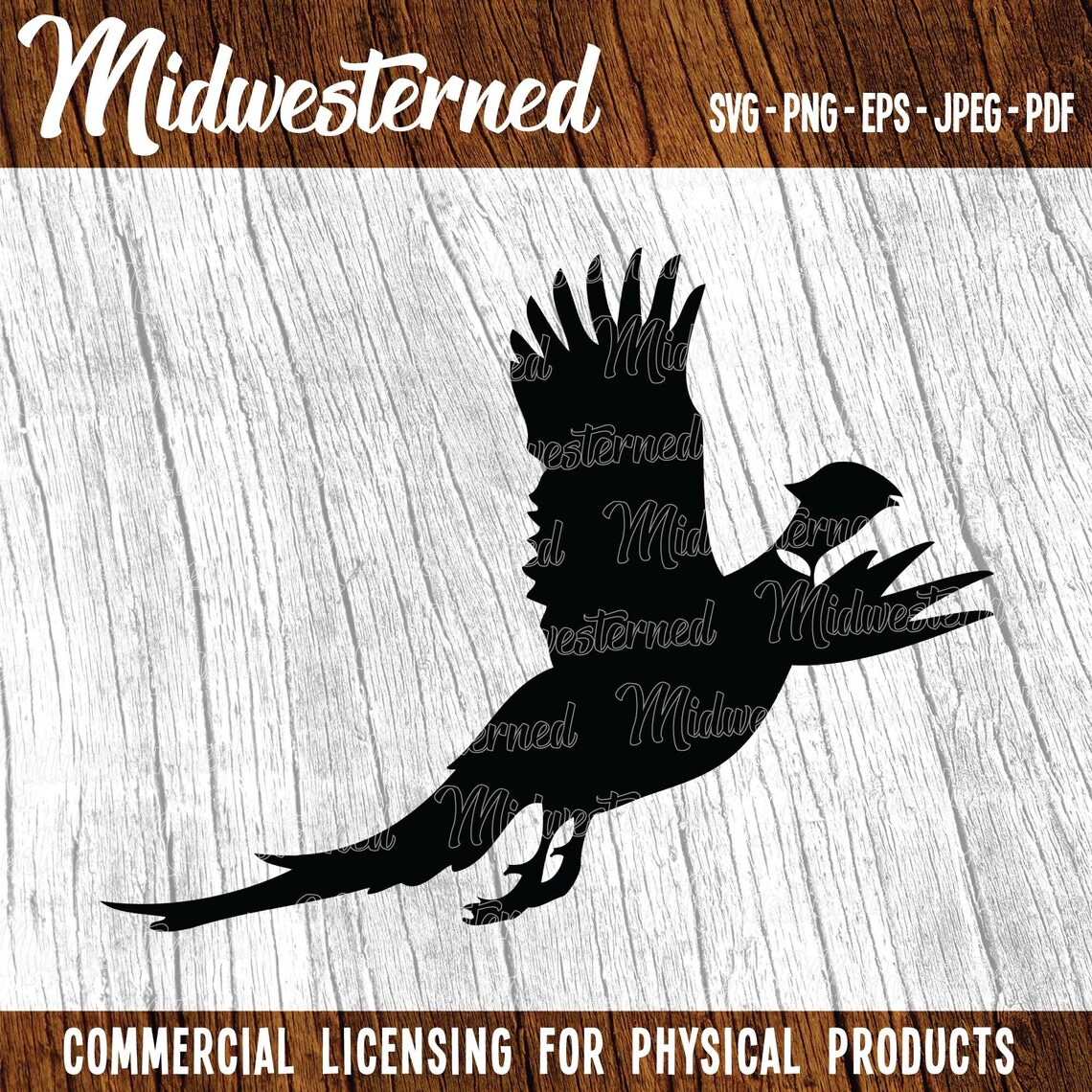 Flying Pheasant SVG Pheasant SVG, Pheasant Hunting SVG, Bird Hunting ...