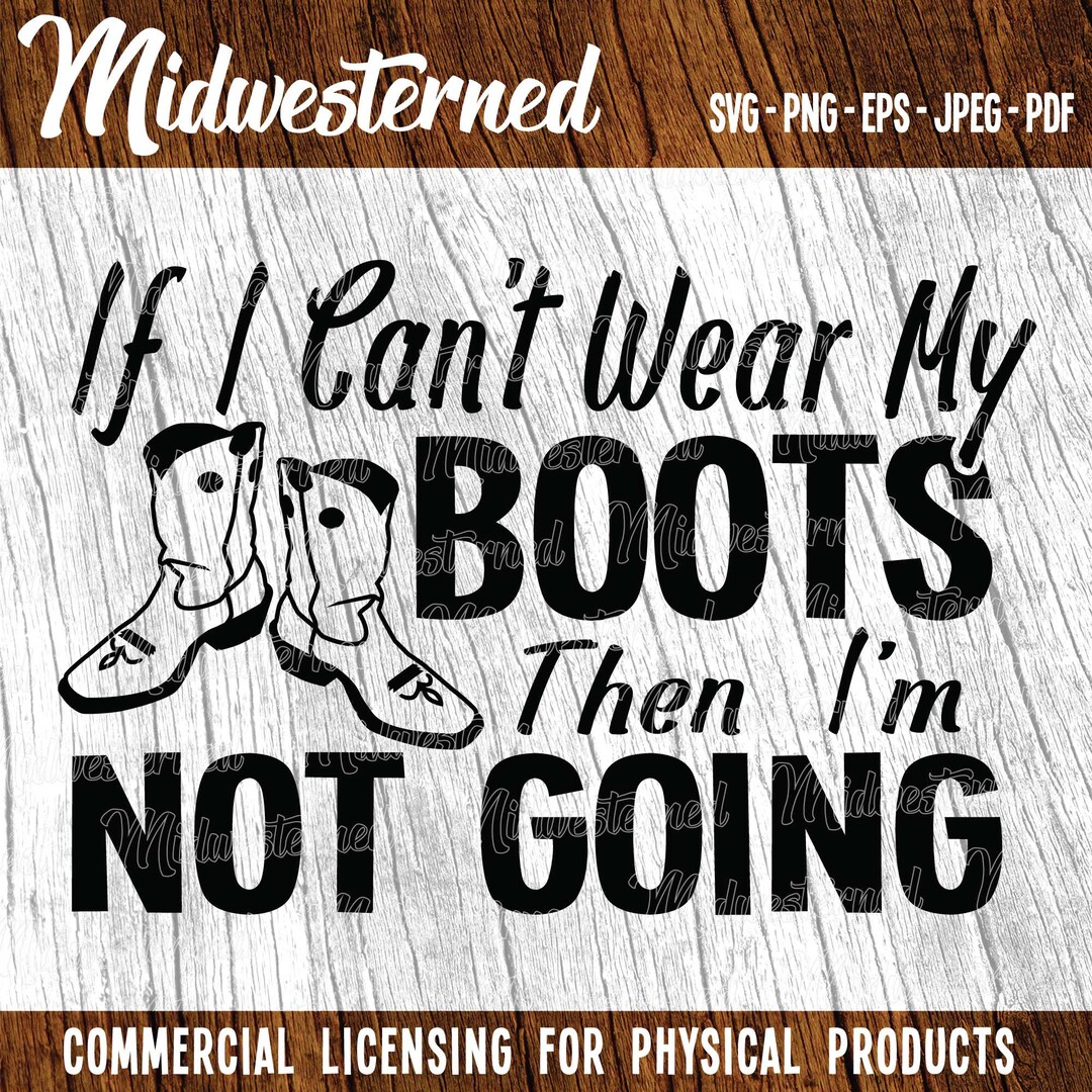 Boots SVG - Cowboy Boots Svg - Cowboy Wall Art - Etsy