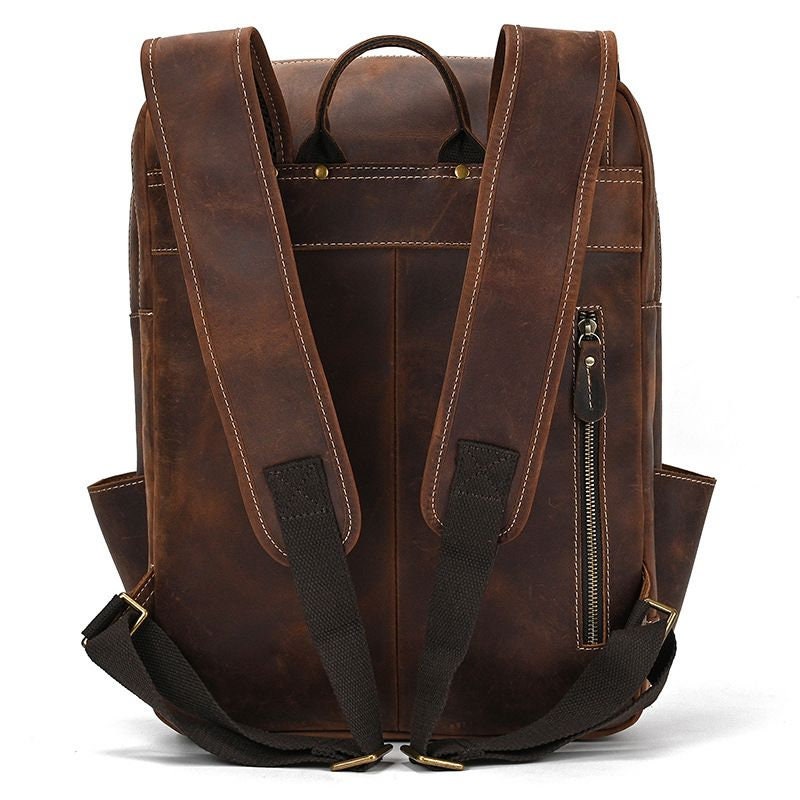 Vintage Leather Travel Laptop Backpack Rucksack Best Gift - Etsy