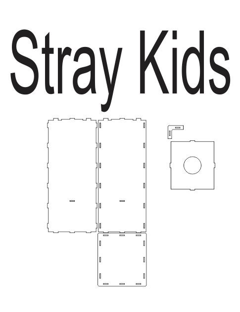 Stray Kids Lightstick Acrylic Box (acrylic 2mm). Laser Cut Files CDR ...