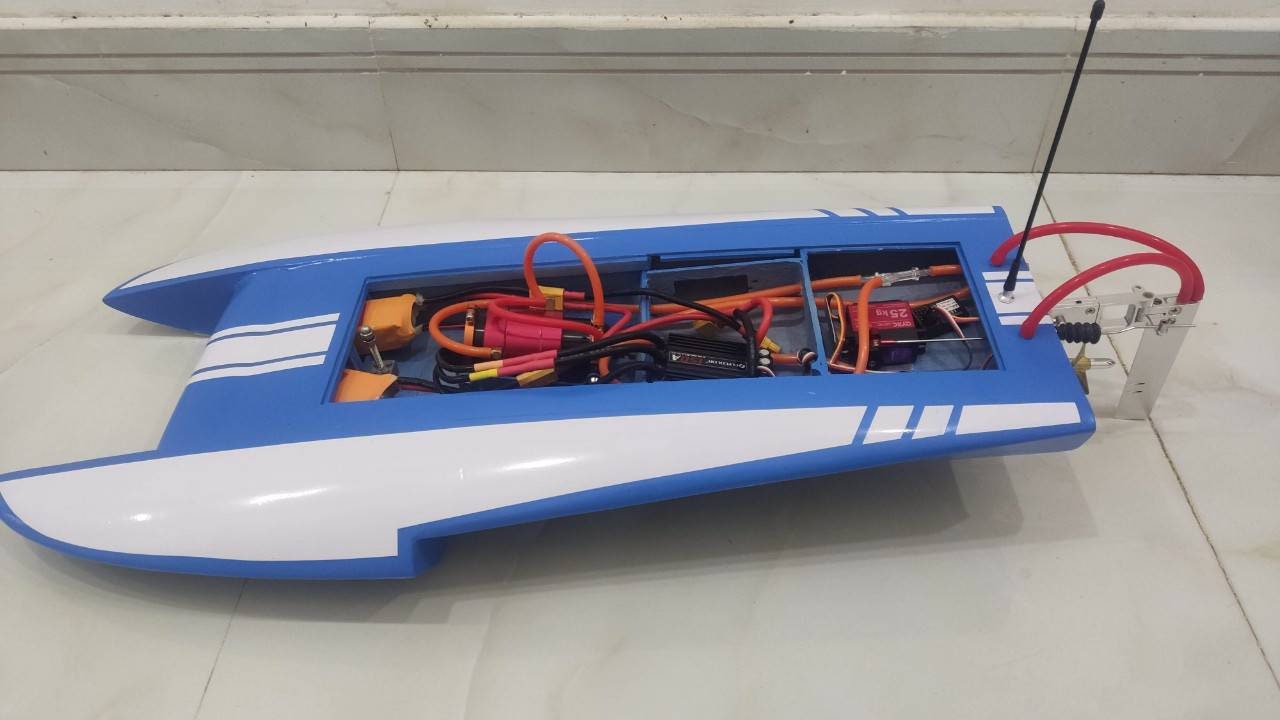 Laser Cut File - Catamaran RC Speedboat Skeleton. Laser Cut Files SVG ...