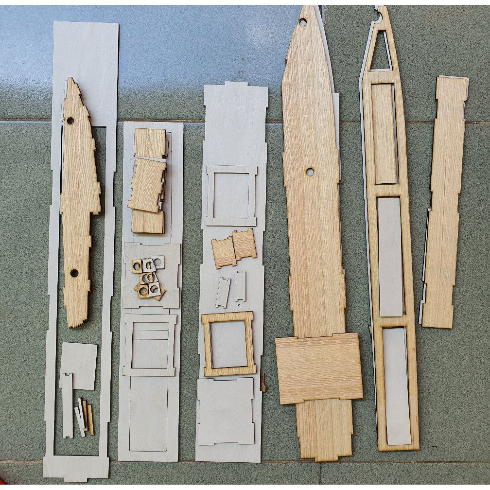 Rigger Canoe Kit - Rc Boat. Laser Cut Files SVG, PDF, CDR Digital ...