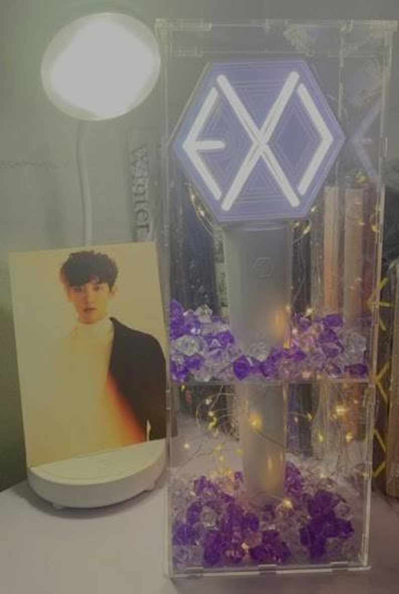 Laser Cut File - EXO Lightstick Show Box (acrylic 2mm). Laser Cut Files ...