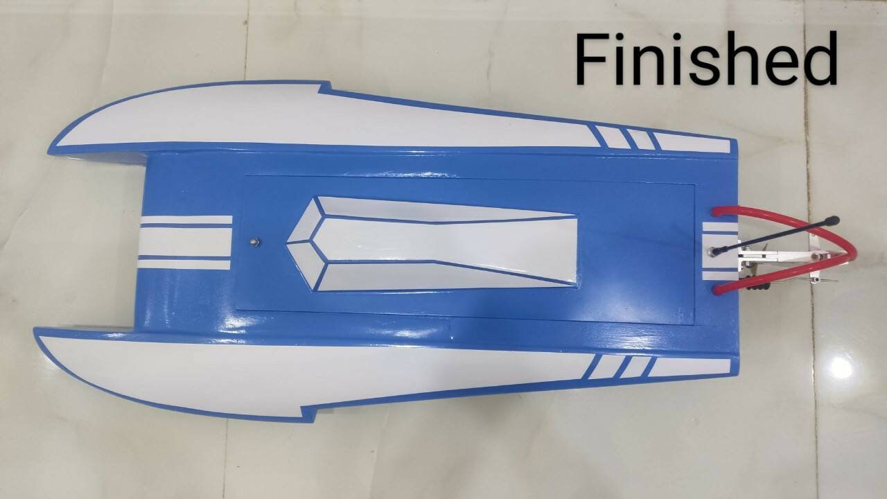 Laser Cut File - Catamaran RC Speedboat Skeleton. Laser Cut Files SVG ...