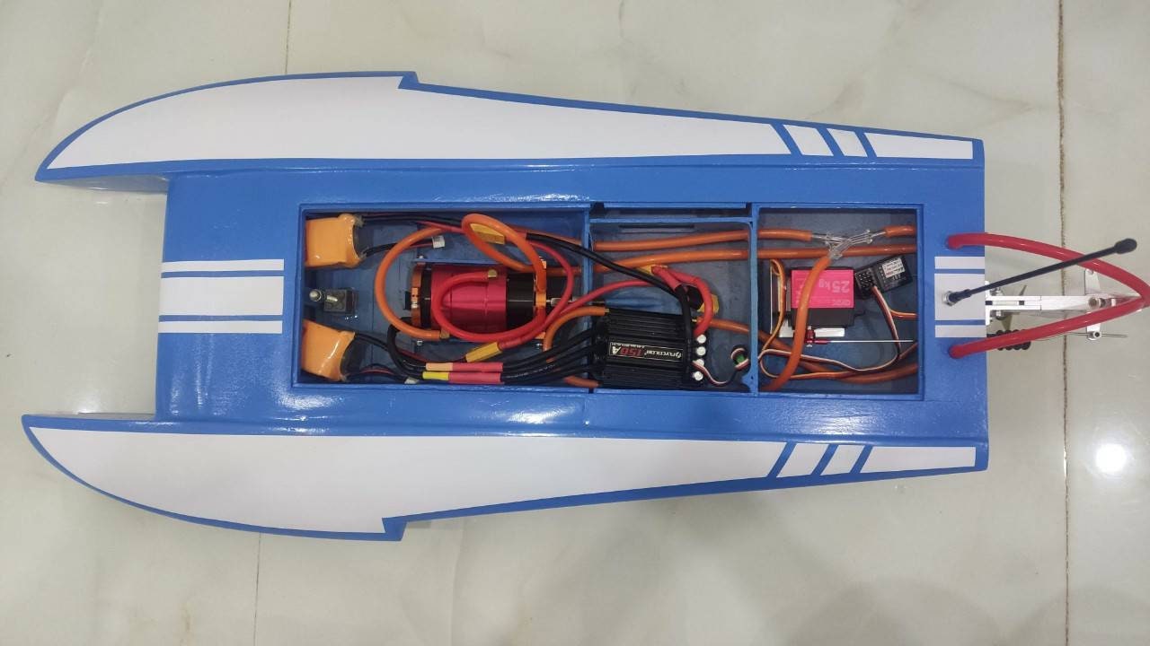 Laser Cut File - Catamaran RC Speedboat Skeleton. Laser Cut Files SVG ...