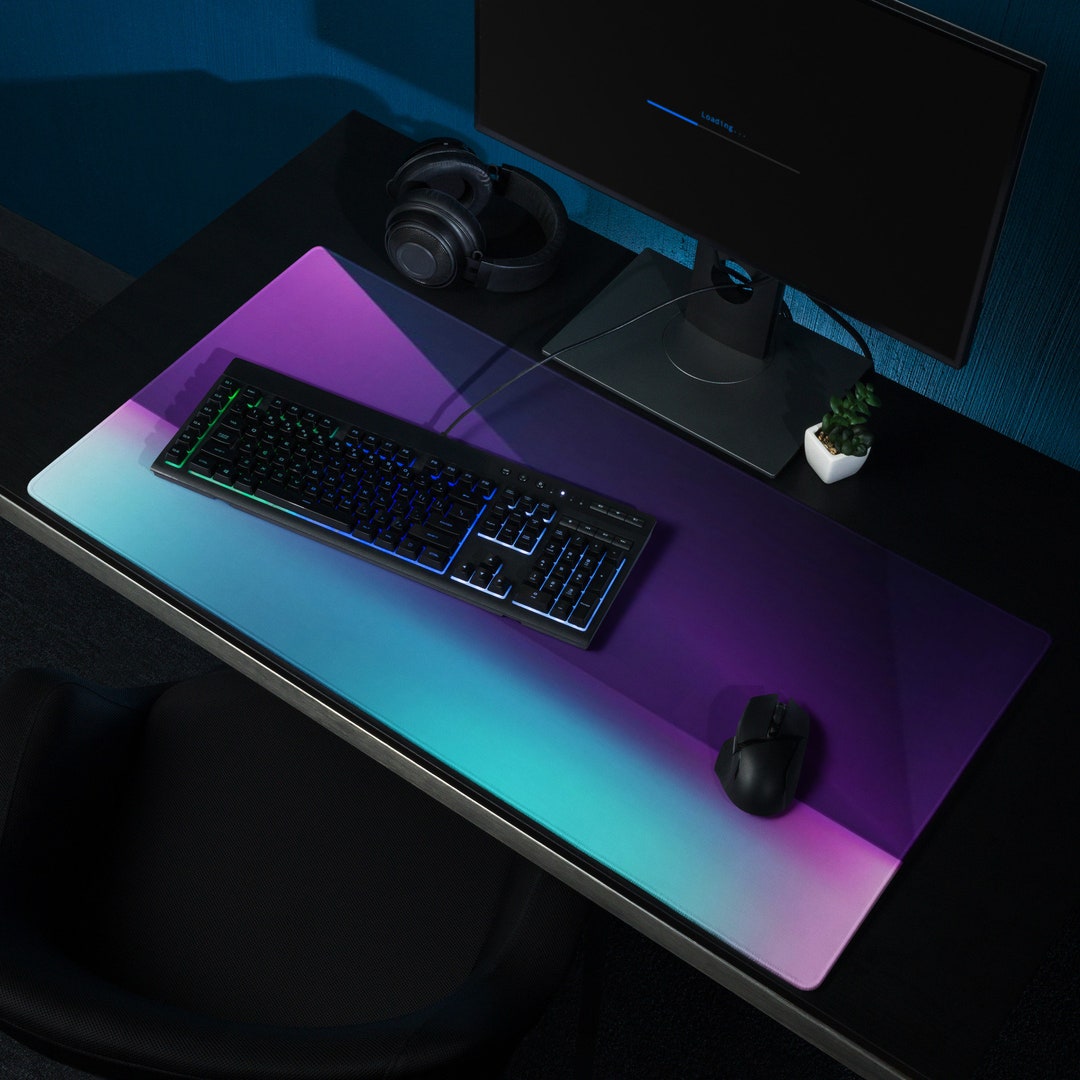 Bright Blue Color Gaming Mouse Pad - Etsy