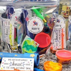 Goodie Bag for Kids Birthday, Child Party Favor, Birthday Sticker ...