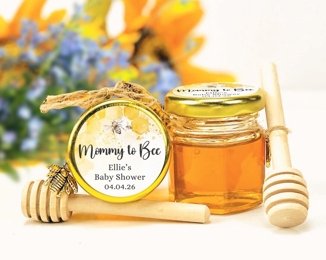 Mommy to Bee Stickers, Parents to Bee Stickers, Baby Shower Honey Label ...