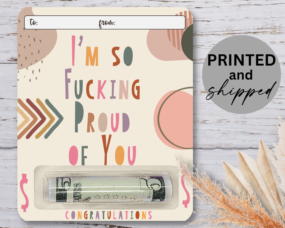 Congratulations Money Card Graduate Money Holder Card - Etsy