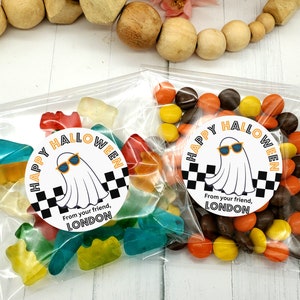 Halloween Stickers for Treat Bags, Favor Labels for Classroom Party ...
