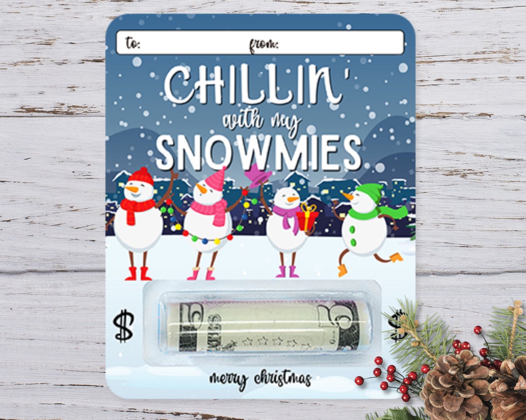 Christmas Money Holder Card, Cash Gift Ideas Christmas, Christmas Gift ...