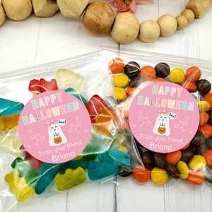 Halloween Stickers for Treat Bags, Favor Labels for Classroom Party ...