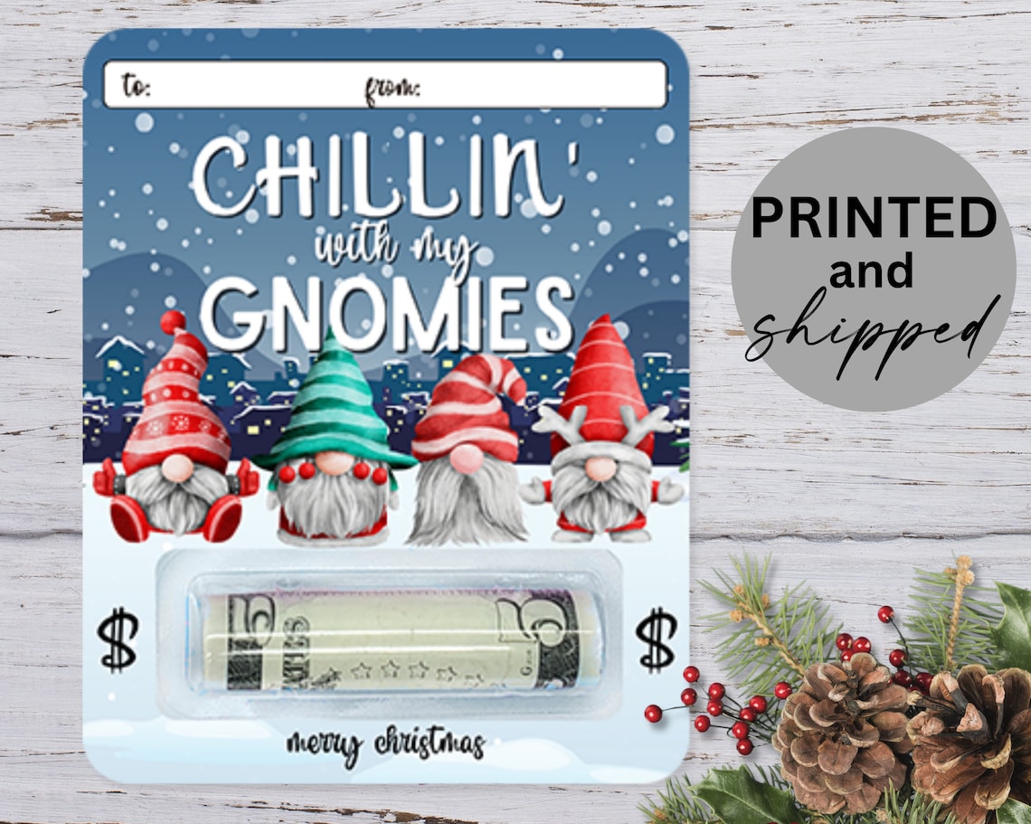 Christmas Money Holder Card, Christmas Money Card, Stocking Stuffer ...