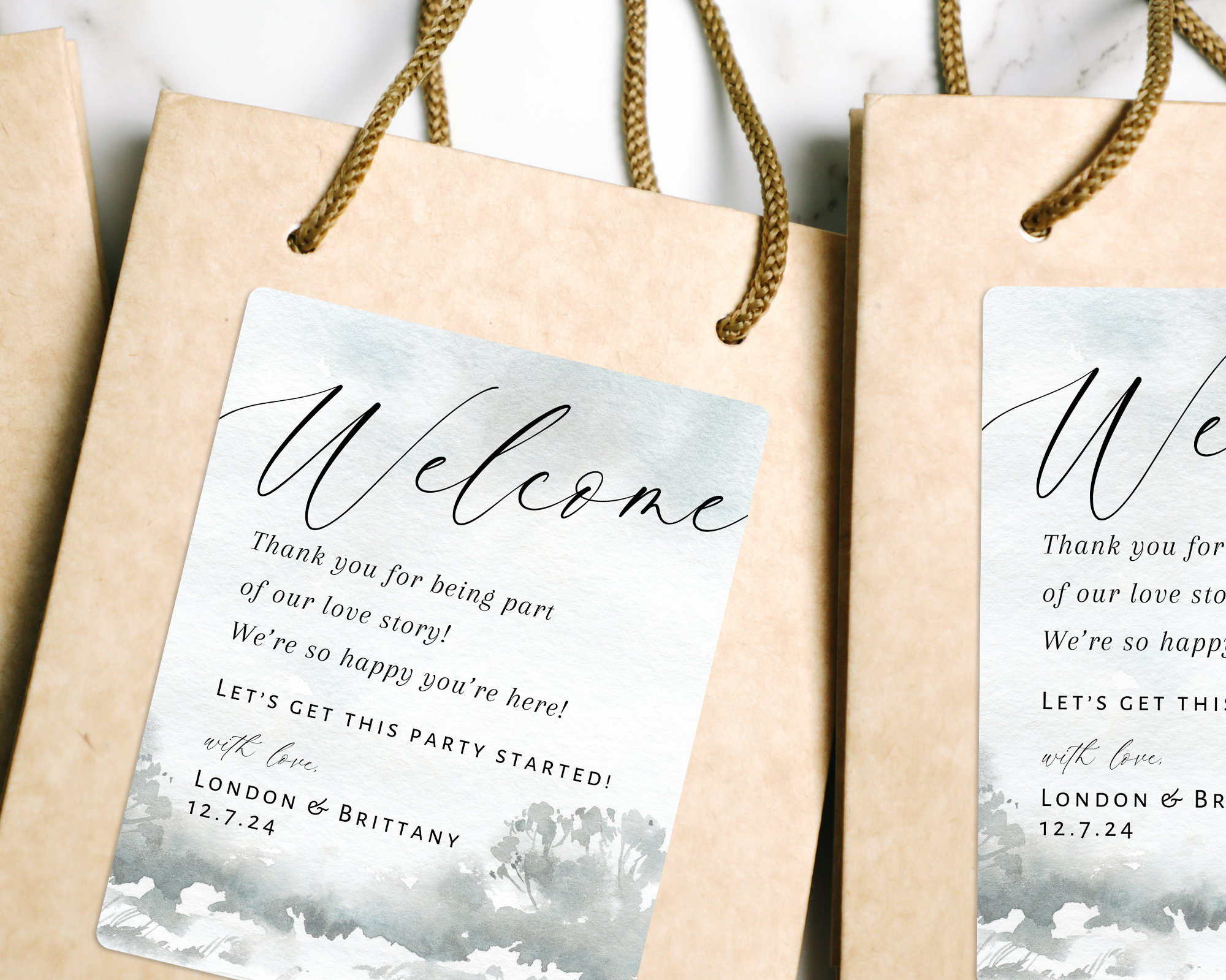 Wedding welcome bag sayings | Honestweddingadvice.com