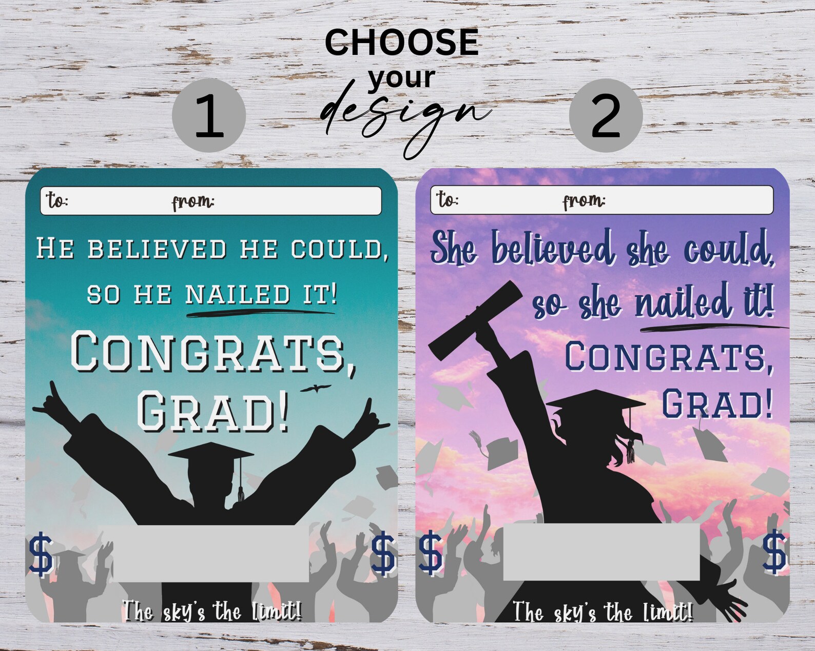 Graduation Money Card, Graduate Money Holder Card, Graduation Cash Gift ...