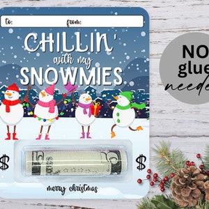 Santa Money Holder Card, Stocking Stuffer, Christmas Money Card ...