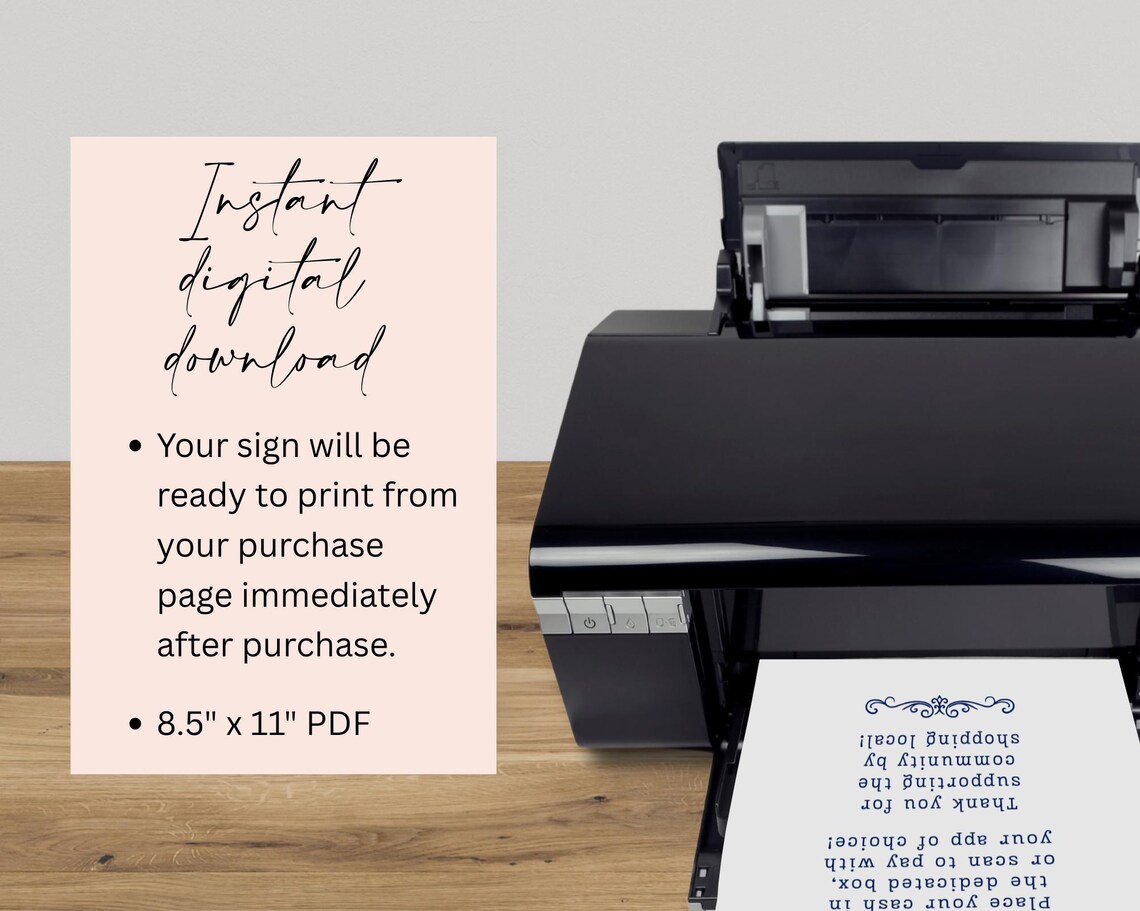 Printable Farmstand Honor System Sign, Bakery Stand Sign, Self Serve ...