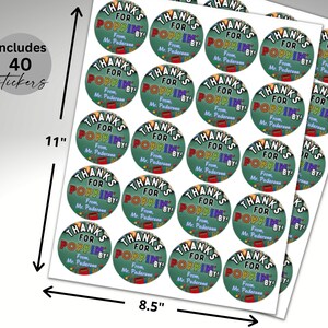 Back to School Poppin' Stickers, Meet the Teacher Gifts for Students ...