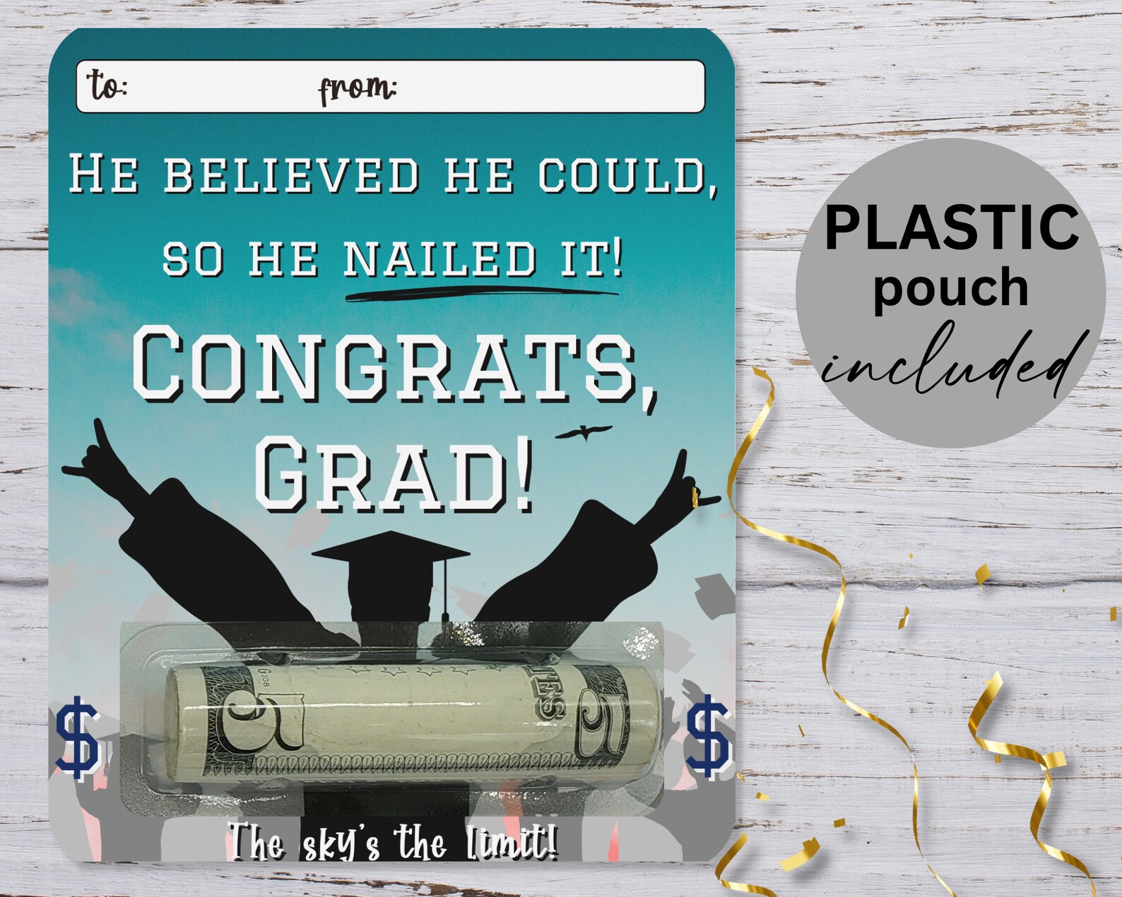 Graduation Money Card, Graduate Money Holder Card, Graduation Cash Gift ...