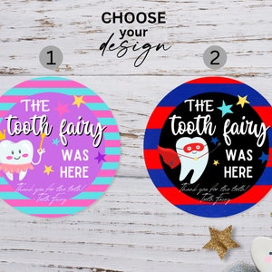 Tooth Fairy Stickers, Tooth Fairy Gift Ideas for Girls, Tooth Fairy ...