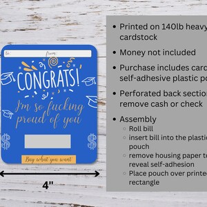 Congratulations Money Card, Graduate Money Holder Card, Graduation Cash ...