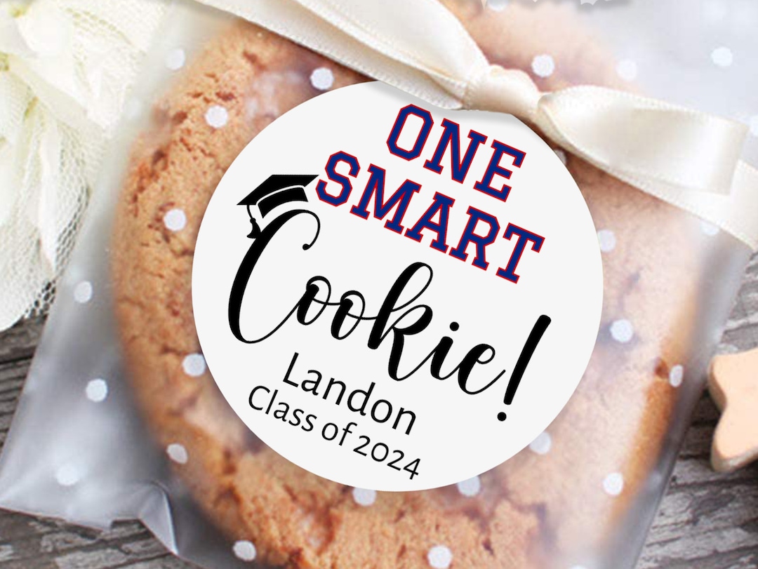 One Smart Cookie Graduation Stickers, Graduation Decoration 2025 ...