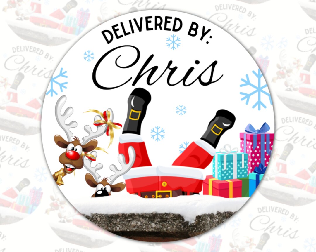 Christmas Delivery Driver Stickers for Bags, Custom Thank You Labels ...
