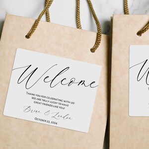 Welcome Bag Stickers Wedding, Hotel Welcome Bag Stickers Bulk ...