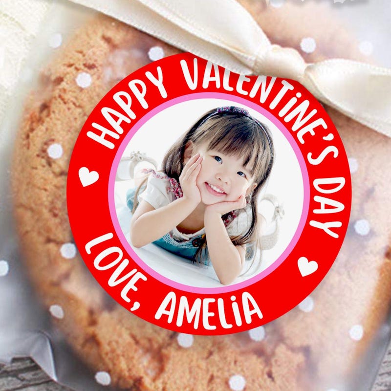 Valentine Photo Sticker - Etsy