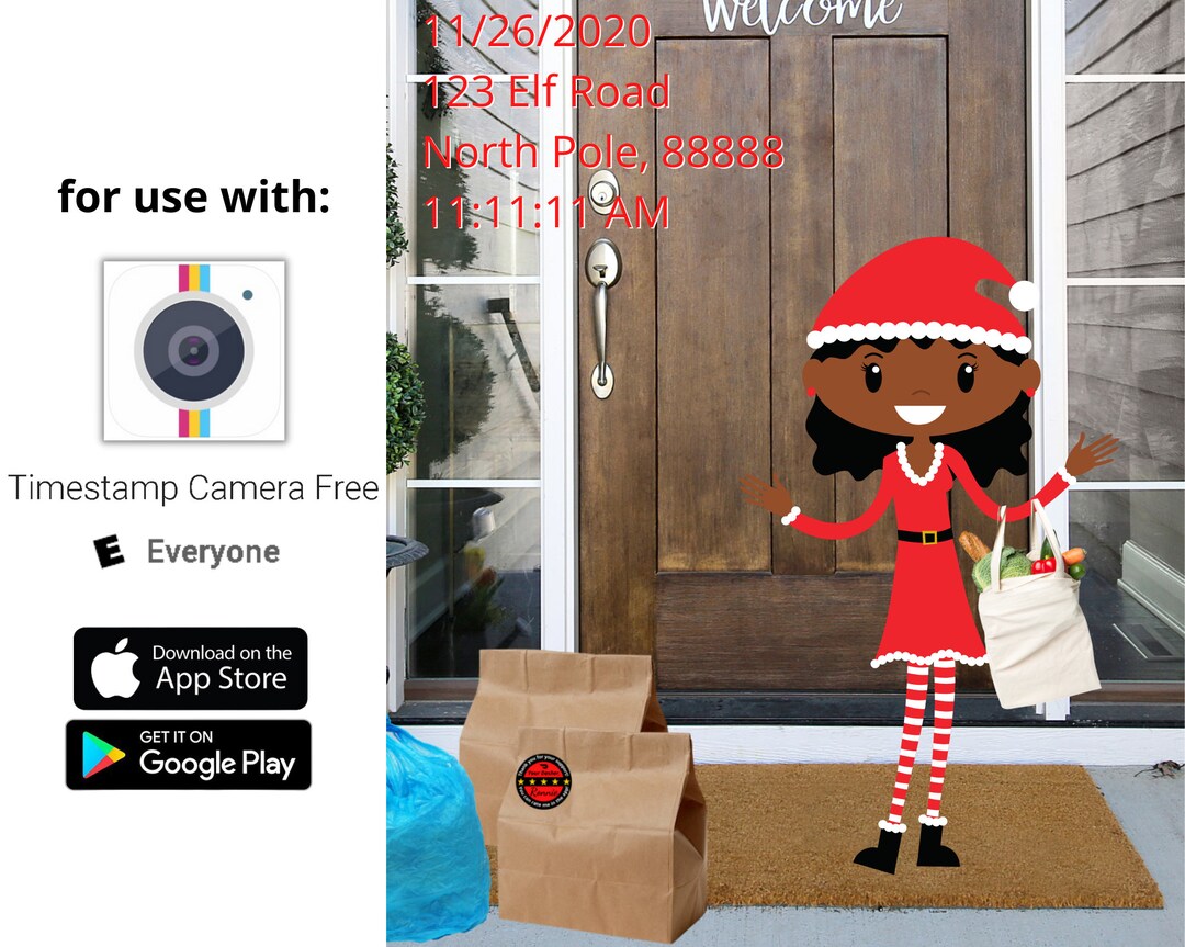 Delivery Driver Watermark for Timestamp Camera App, Instant Digital ...