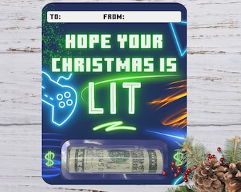 Santa Christmas Money Holders, Money Stocking Stuffers, Santa's ...