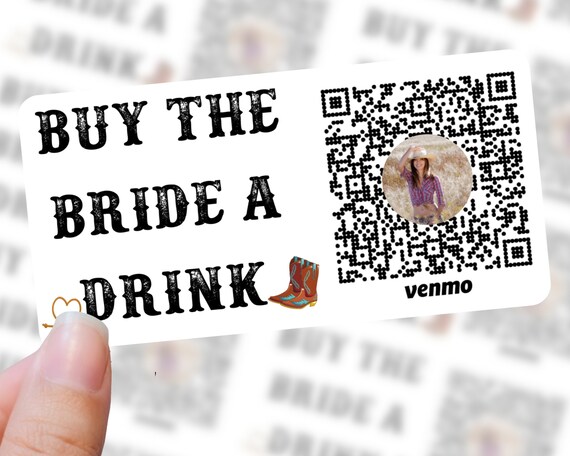 Nashville Western Bachelorette Venmo Stickers Buy the Bride a - Etsy