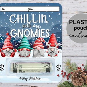 Santa Money Holder Card, Stocking Stuffer, Christmas Money Card ...