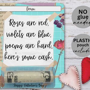 Valentines Day Money Card, Valentines Day Gift for Teen, Valentine's ...