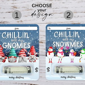 Christmas Money Holder Card, Cash Gift Ideas Christmas, Christmas Gift ...