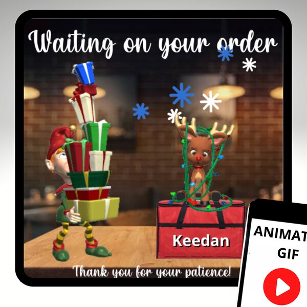 Animated Gif Text Delivery Driver - Etsy